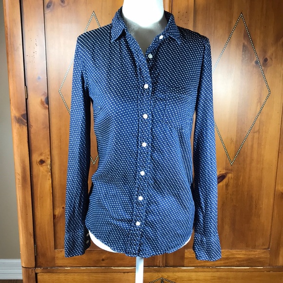 J. Crew | Tops | J Crew Boy Button Down Shirt Sz 0 | Poshmark